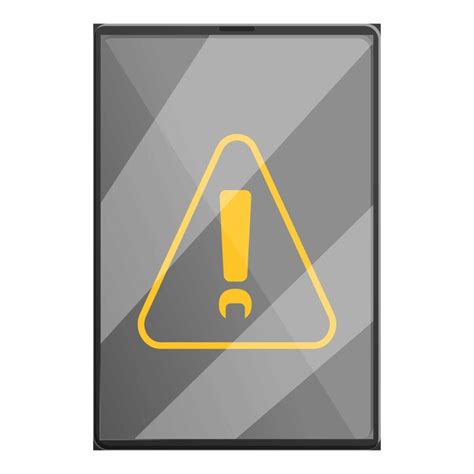 Premium Vector Broken Tablet Icon Cartoon Of Broken Tablet Vector Icon For Web Design