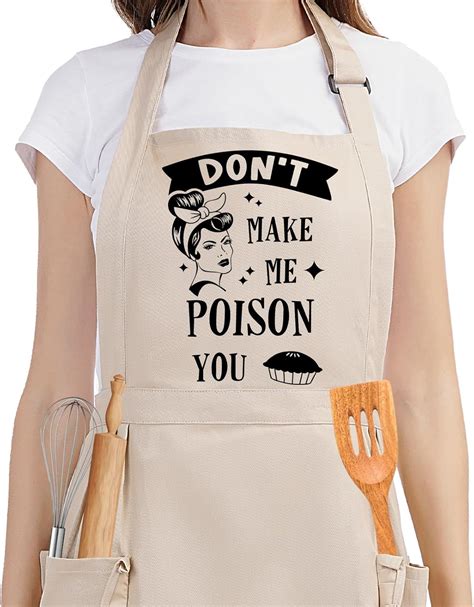 Fairys T Funny Cooking Aprons For Women With Pockets