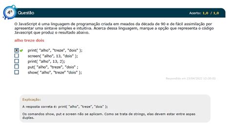 Simulado AV1 Q4 Pensamento Computacional Computacional