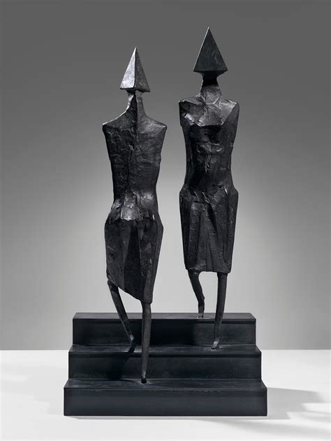 Lynn Chadwick First Stairs 20th Century Bronze Sculpture By Lynn