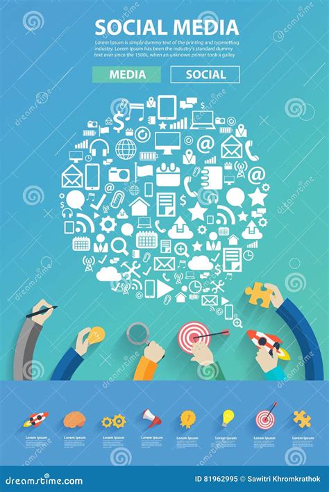 Connecting Business Line Icons Signs Set Design Collection Of