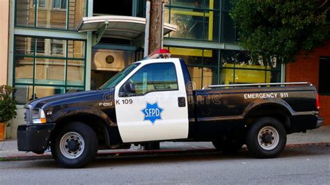 San Francisco California Sfpd San Francisco Police Department Car Editorial Image Image Of