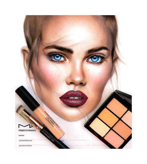 Крятова Наталья On Instagram “ Facechart Macfacechart