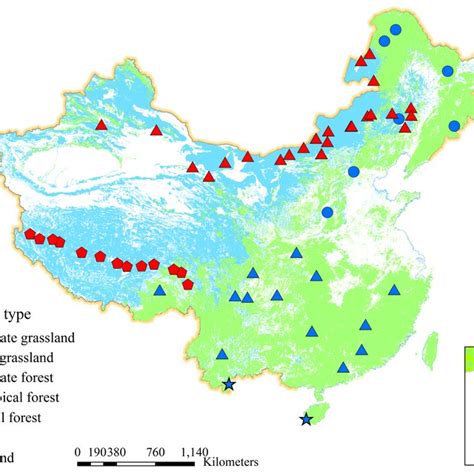 Spatial Distribution Of Field Sampling Sites In The Forest And