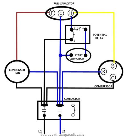 Ac Compressor Capacitor Wiring Diagram Herbalic
