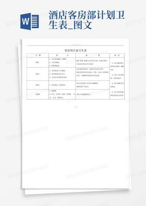 酒店客房部绩效提成方案Word模板下载 编号qkynemjb 熊猫办公