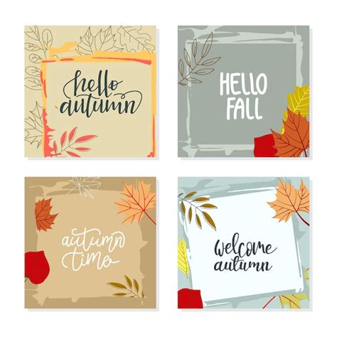 주황색 또는 단풍잎의 가을 판매 그림을 주제로 한 소셜 미디어 게시물 템플릿 잎 배경은 광고 포스터 배너 및 판촉에 사용할 수