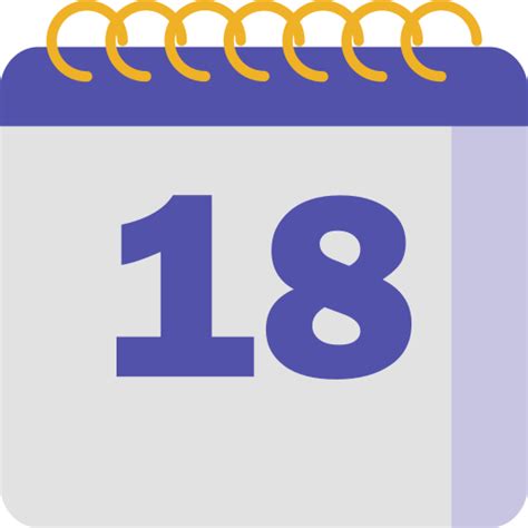 Eighteen Generic Color Fill Icon