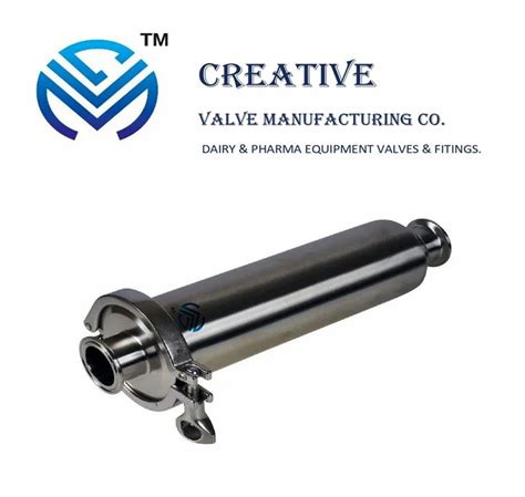 SS Straight Pipeline Filter At Piece Dairy Inline Filter In