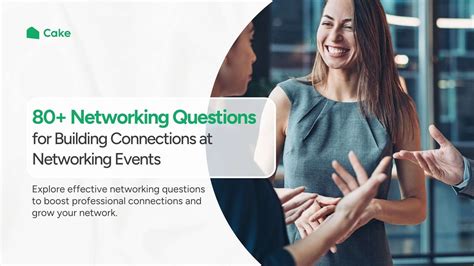 80 Networking Questions For Building Connections At Networking Events Cake