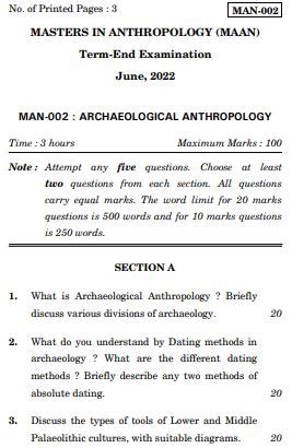 IGNOU MAN 2 Previous Years Solved Question Papers