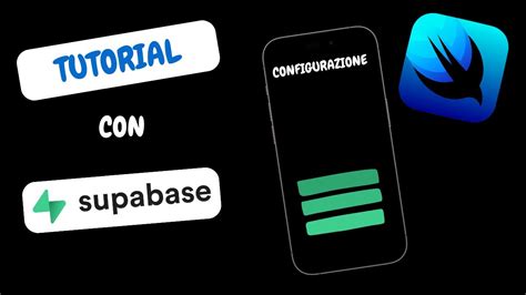 Tutorial Swiftui E Supabase Configurazione Del Backend Con Database E Autenticazione Youtube