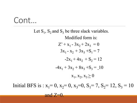 Simplex Method Maths 4 Mumbai University Ppt
