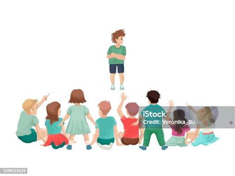 불행한 학생은 교실 앞에 서서고 아이들은 앉는다 벡터 일러스트레이션 교사 교육 관련 직업에 대한 스톡 벡터 아트 및 기타 이미지 교사 교육 관련 직업 교실 좌절