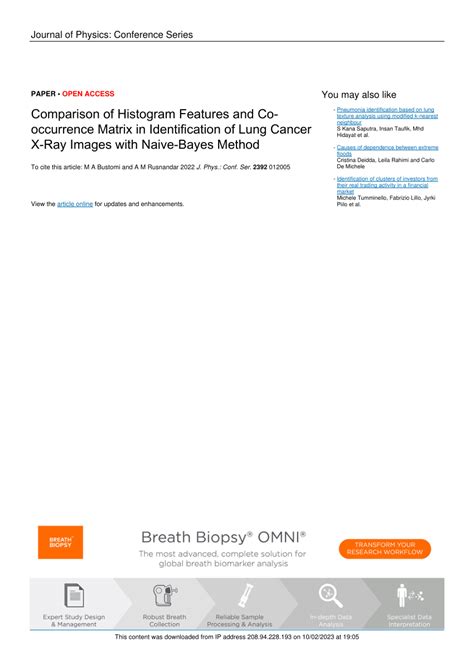 Pdf Comparison Of Histogram Features And Co Occurrence Matrix In