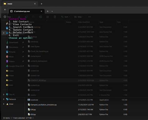 Python Programming Projectshowcase Opensource Terminalfilemanager Satyam Vohra