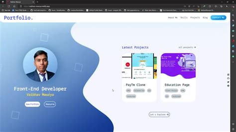 Vaibhav Maurya On Linkedin Portfoliowebsite Portfoliowebsite