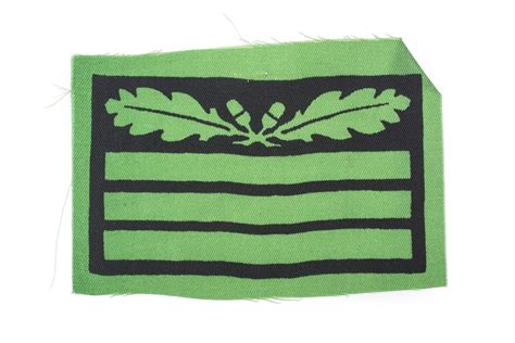 Printed Heer Waffen Ss Camouflage Rank Patch Fjm44