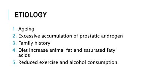 Benign Prostatic Hyperplasia Bph Presentation Ppt