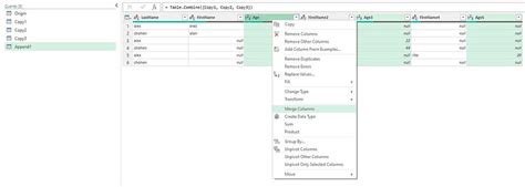 Power Query Normalizing Denormalized Table