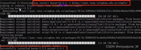Anacondatensorflowkeras安装过程以及遇到的问题和解决方案安装keras报错 Csdn博客