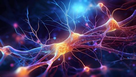 Exploring Vibrant Neuron Connections In A Stock Image Image Of Physiology Pathways 370889143