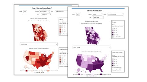 Heart Disease And Stroke Map Widget Heart Disease And Stroke Maps Cdc