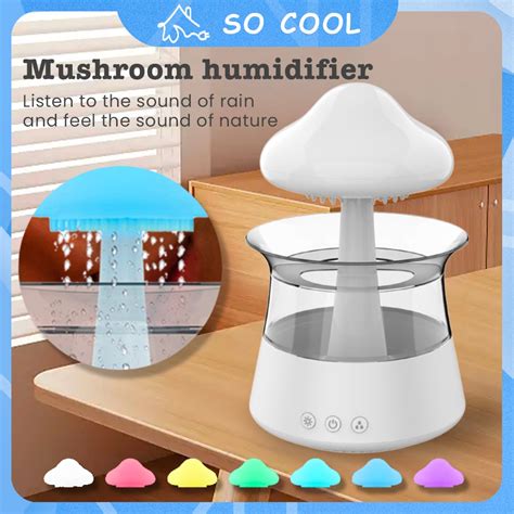 Jual Oil Diffuserandgaransi Rain Drop Humidifier Ultrasound Aromaterapi Essential Oil Diffuser 7