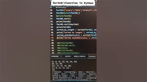 How To Use Sort And Sorted Functions In Python Pythonprogramming