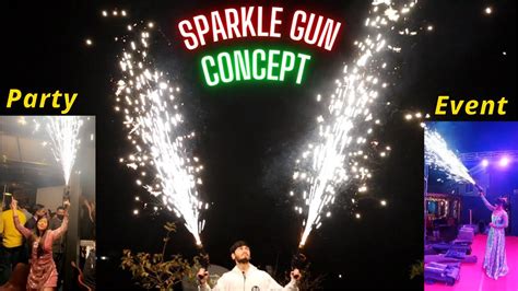 Sparkle Gun Concept For Weddings Parties And Events 😲 How To Use Sparkular Gun Dj Guruji