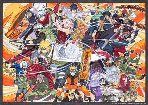 Naruto S Most Popular Characters Reunite In New Art From Series Creator