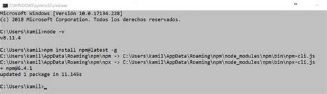 Instalar Nodejs Y Npm En Windows En Windows 10 Tutoriales