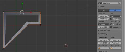 Closed 2d Curve Without Fill Modeling Blender Artists Community