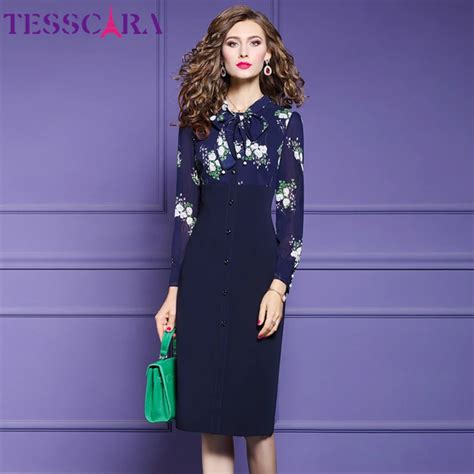 Tesscara женское осеннее элегантное платье карандаш Festa женские офисные вечерние платья
