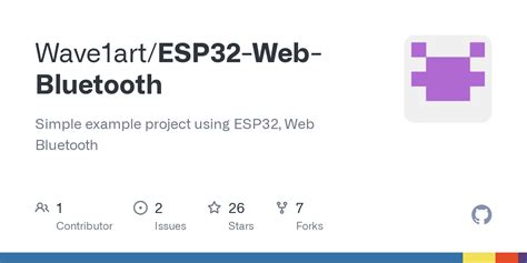 Github Wave Art Esp Web Bluetooth Simple Example Project Using Esp Web Bluetooth