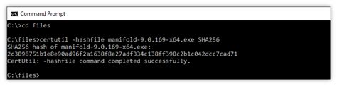 Using SHA Checksums