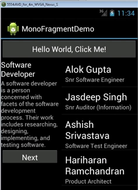 Monoandroid Using Fragments In Mobile App Codeproject