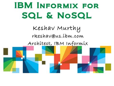 Informix Sql And Nosql For Chat With The Labs On 422 Ppt