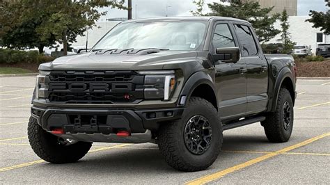 New 2025 Ford F 150 Raptor R In Shelter Green Barrie Ford Youtube