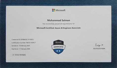 Ai Machinelearning Deeplearning Computervision Azureai Muhammad Salman Munawar