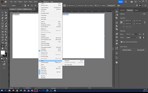Solved Artboard Rulers Adobe Product Community 13400650