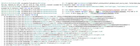 Flink Doris Connector Sink Failed · Issue 6286 · Apachedoris · Github