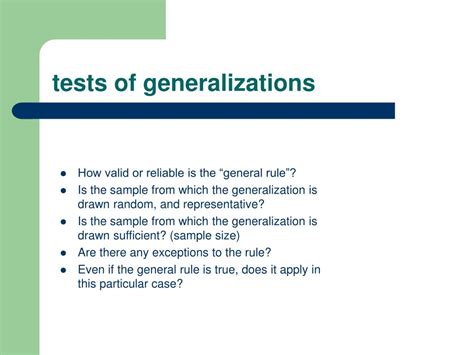 Ppt Generalization And Argument By Example Powerpoint Presentation