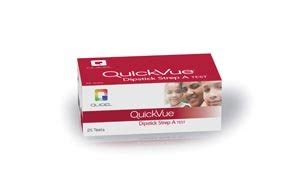 QUIDEL QUICKVUE DIPSTICK STREP A TEST 1 Kit A Test CLIA Waived 50 Test Kit Professional
