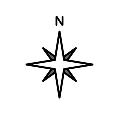 Illustration Vector Graphic Of Compass Icon Design 11993385 Vector Art