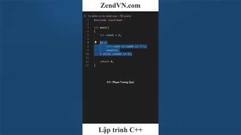 Học C 17 So Sánh While Vs Do While Laptrinh Hoclaptrinh