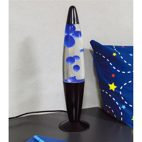 Black Metal Lava Lamp Light