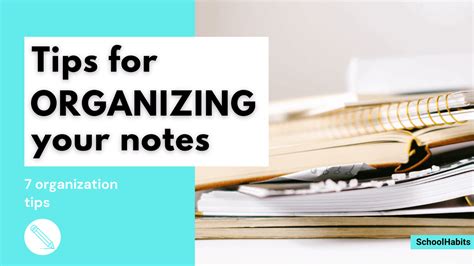 Ways To Keep Your Notes Organized BabeHabits