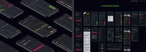 虚拟货币区块链交易所ui高保真原型 Sketch、xd源文件 Axurehub产品原型资源站