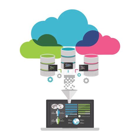 Big Data Analysis Data Mining Concept Stock Vector Illustration Of Online Access 83345996